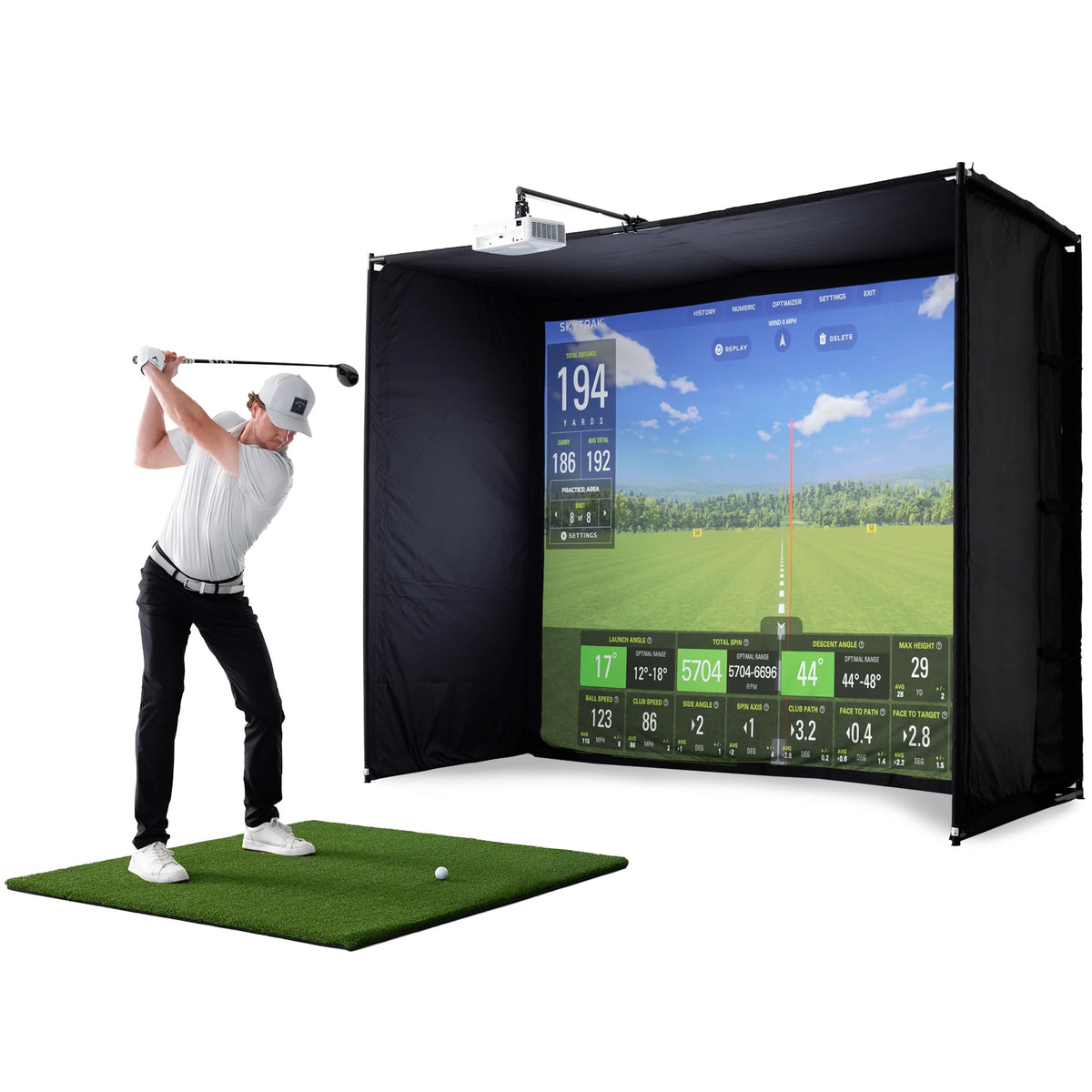 24/7 Golf BYO Launch Monitor Enclosure Simulator Package — The House of ...