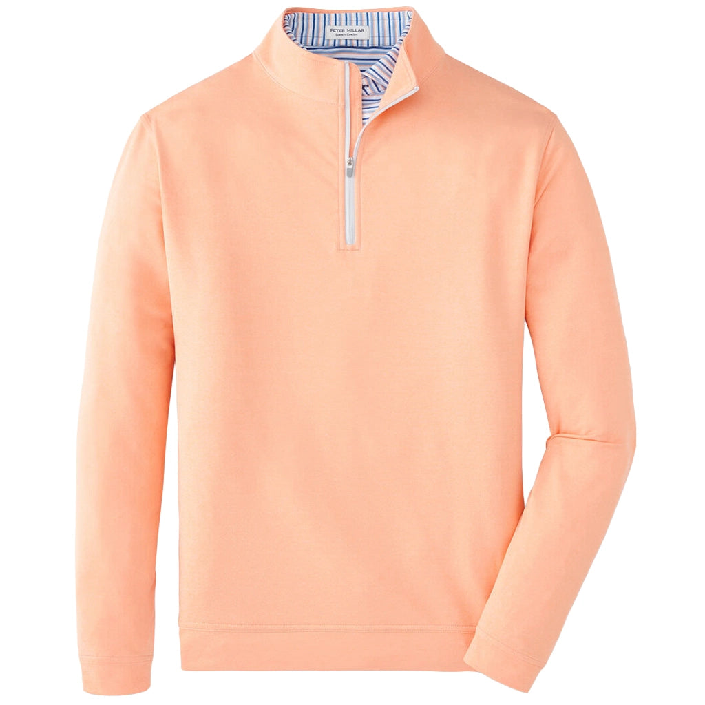 Peter Millar 2025 Perth Melange Performance Quarter-Zip Pullover — The ...