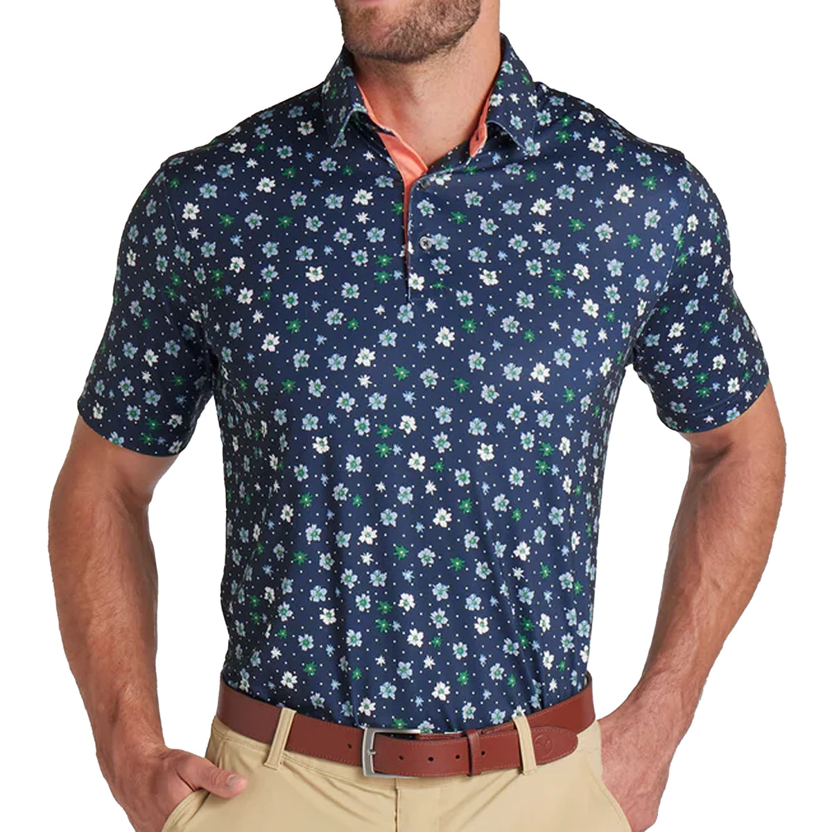 Puma Cloudspun Floral Polo Shirt — The House of Golf