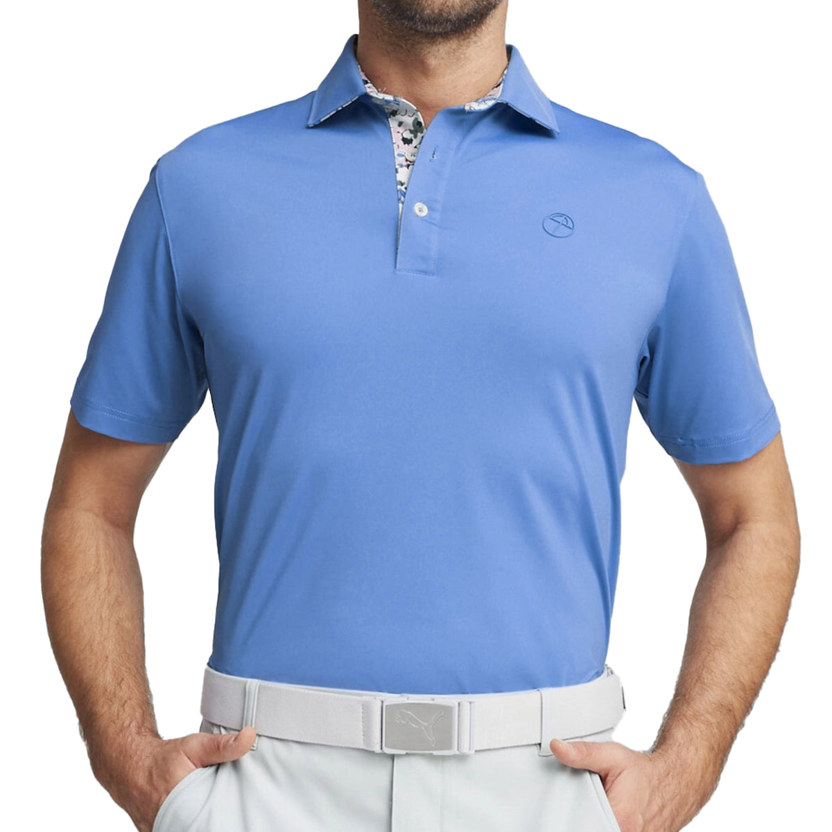 Puma X Arnold Palmer Floral Trim Polo Shirt — The House of Golf