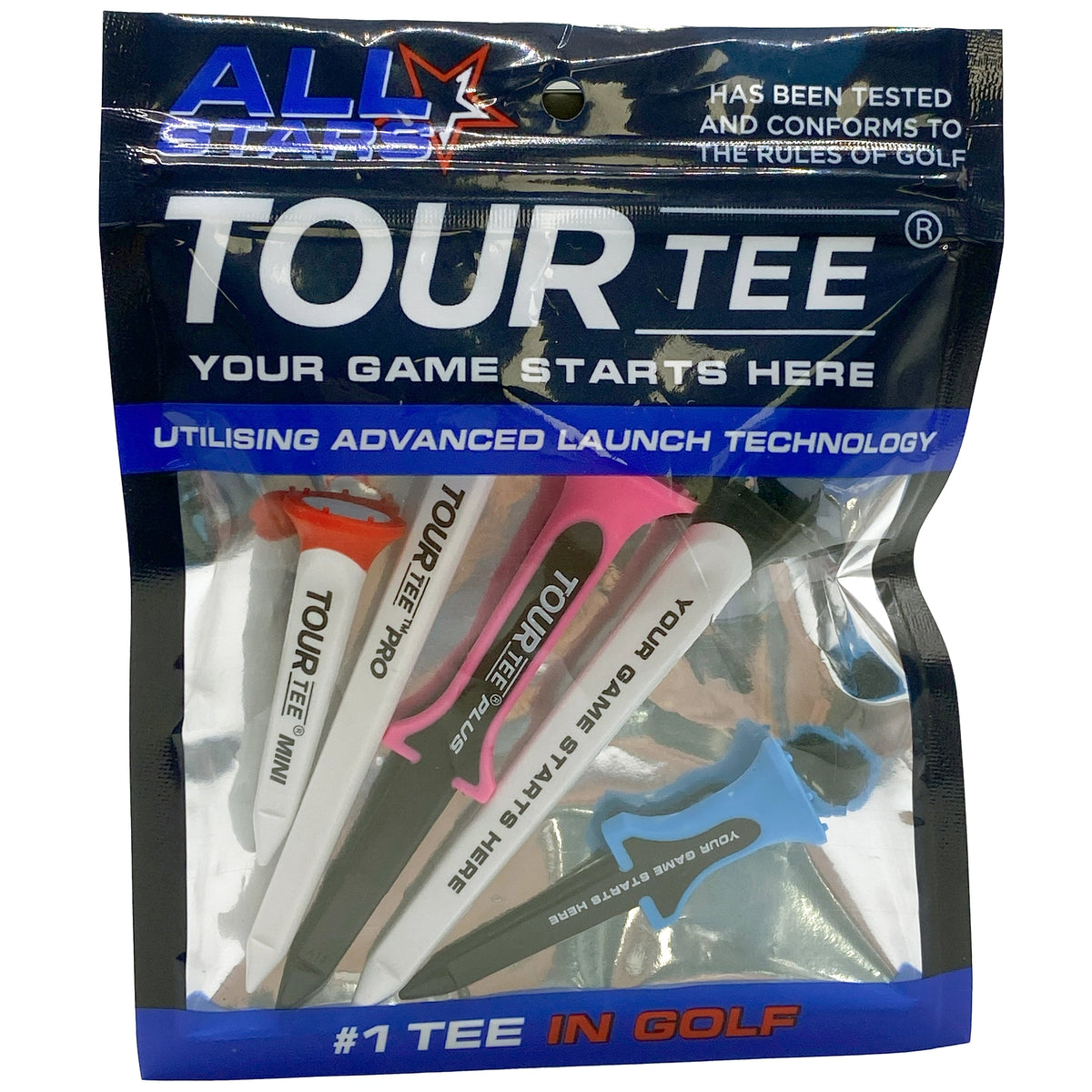 TOUR Tee All Star Combo Pack Golf Tees — The House of Golf